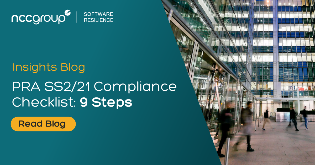 PRA SS2/21 Compliance Checklist: 9 Steps - Escode