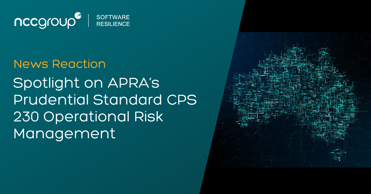 Spotlight on APRA's CPS 230 - Escode